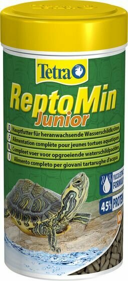Корм сухой для водных черепах ReptoMin Junior 100мл
