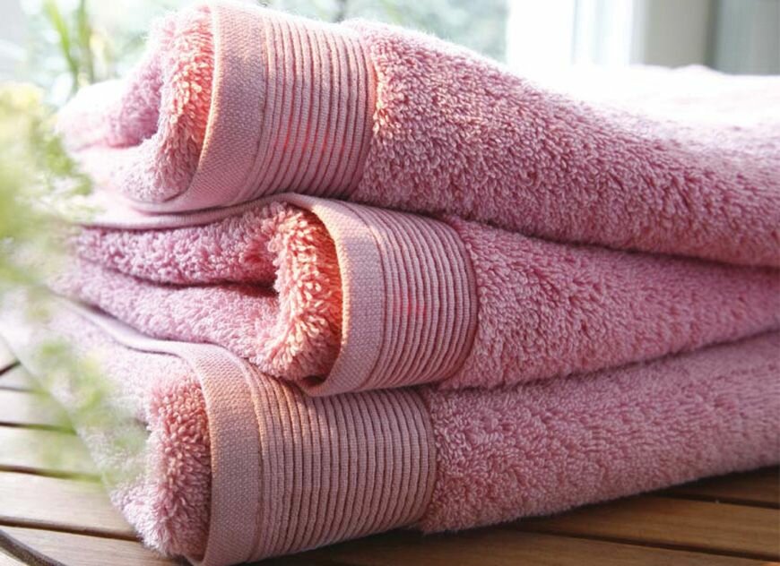 Полотенце UNI BOIS DE ROSE 100/150 bois de rose розовый хлопок 600гр/м3