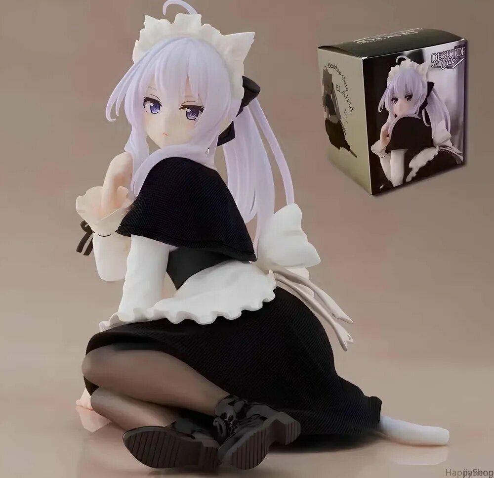 Фигурка Аниме Путешествие Элайны / Кошка горничная / Witch The Journey of Elaina Cat Ear Maid (13см)