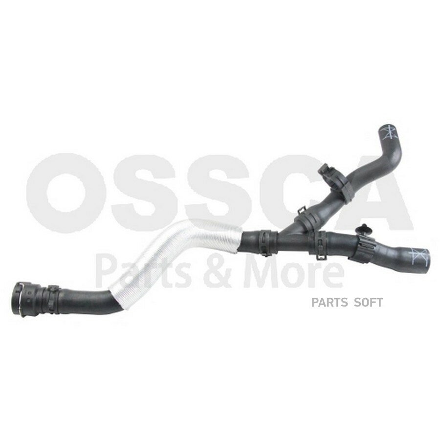 Патрубок теплообменника / AUDI A3, SEAT Altea, Leon, SKODA Octavia-II, Superb-II, Yeti, VW Beetle, Eos, Golf-V/VI, Jetta-III/IV, Scirocco 1.8/2.0 FSI, TFSI 06~ от официального дистрибьютора, OSSCA, артикул 55439