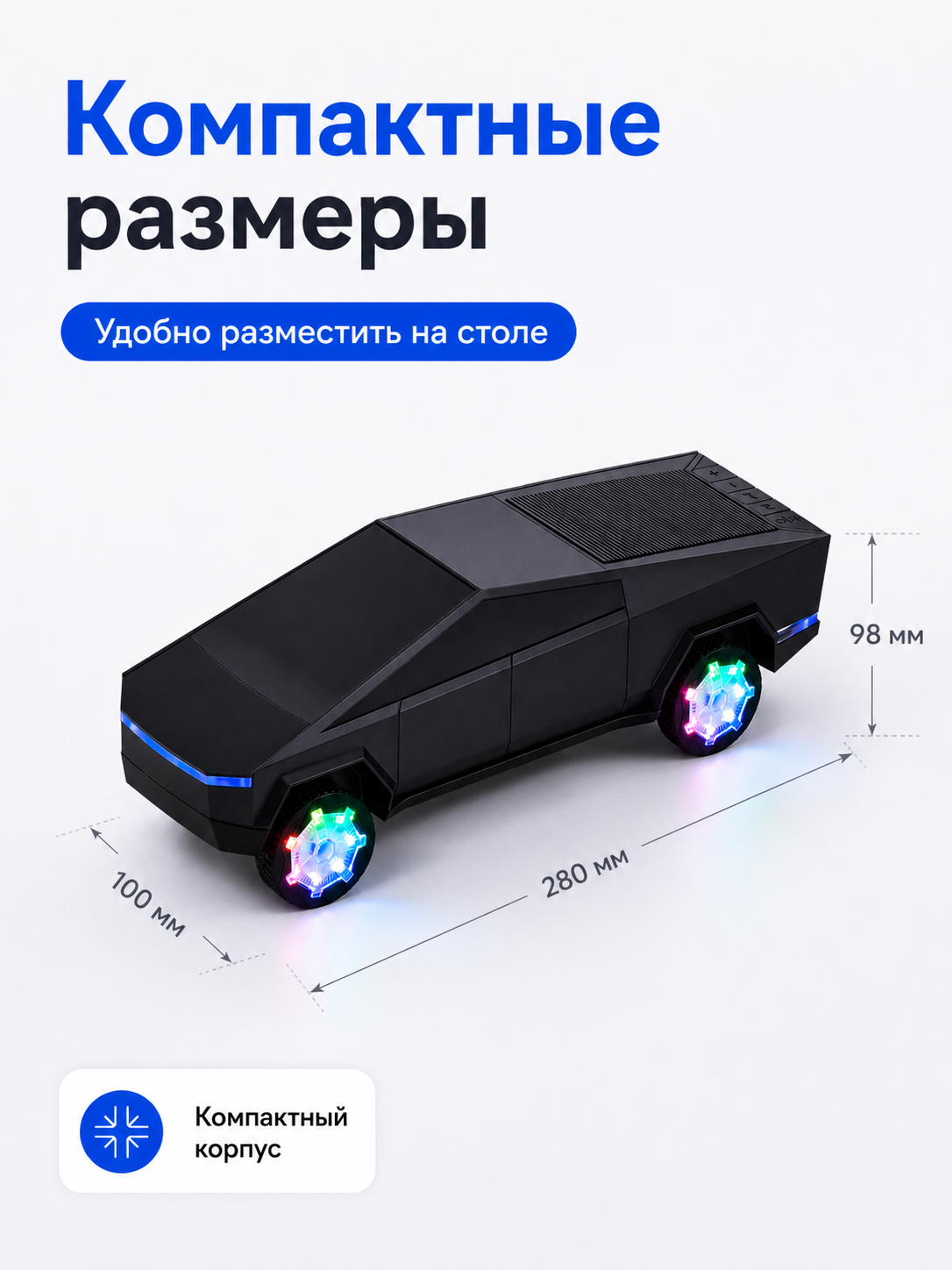 Динамик Bluetooth, 15 Вт, беспроводная зарядка, RGB-подсветка, 2000 мАч, TF/USB/AUX/FM