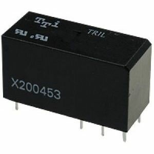 TRIL-24VDC-SD-2CM-R, миниатюрное 24VDC, 8А, 2переключения, TTI