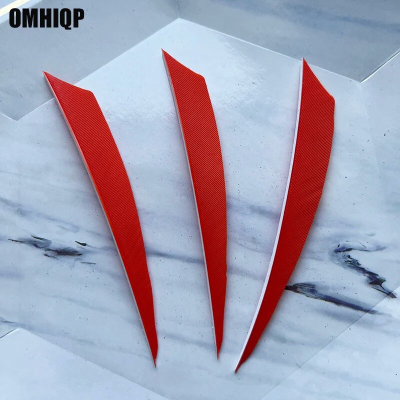 Перья для стрел из индейки OMHIQP 4 дюйма 50 шт.