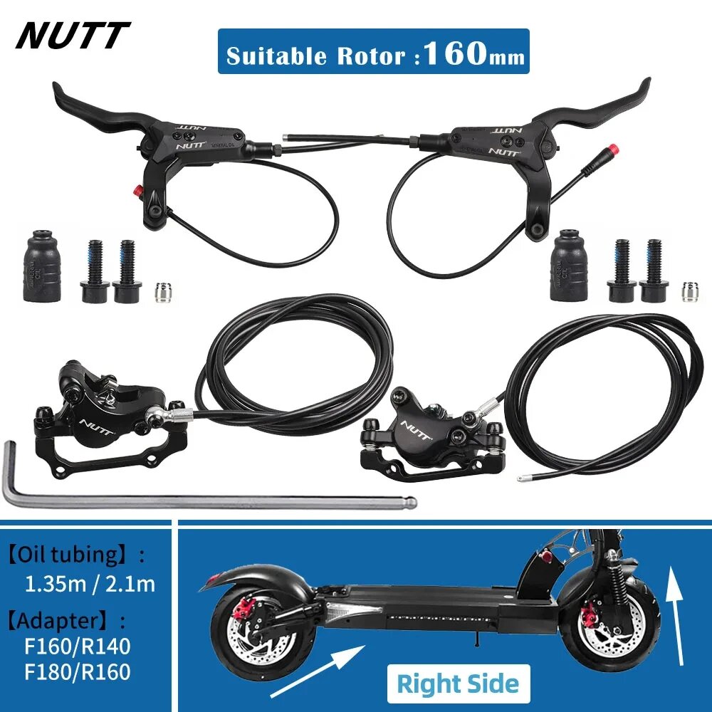 Тормоз NUTT для электросамокатов A5-D 160mm Kit