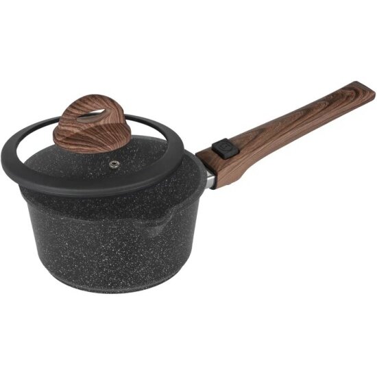 Ковш Panairo "Induction " 1.4 л. с крышкой и съемной ручкой, индукция (PAN-KOV-1.4-S. wd-K. wd-I)