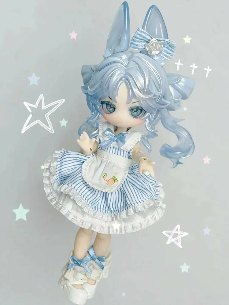 LEI-Doll Кукла BJD 1/12 шарнирная (Inedible Doll) аниме с одеждой и аксессуарами . 15 мин. BJD Кукла, Чао играет вручную