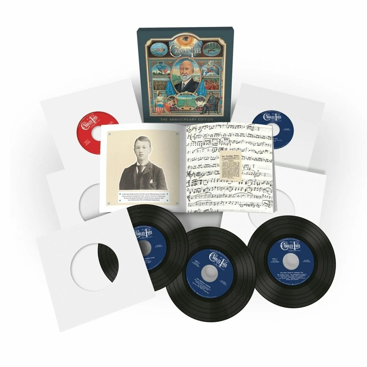 CD диск Various Artists - Ives: The Anniversary Edition (5CD) 2024, Papersleeves In Box