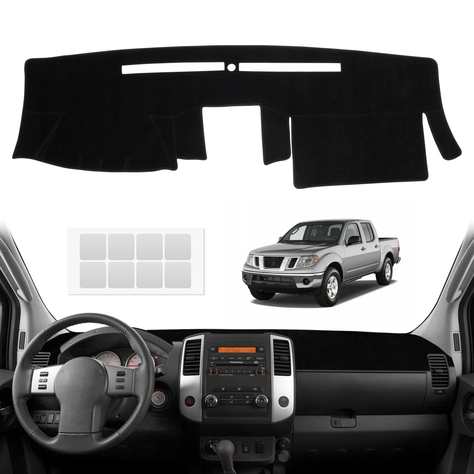 Чехол на приборную панель для Nissan Frontier 2007-2021 Xterra Pathfinder для Suzuki Equator 2009-2012, защитный антибликовый коврик для приборной панели