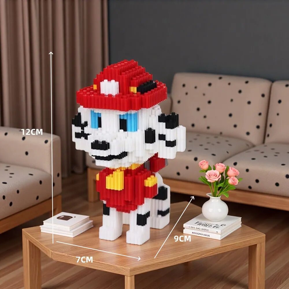 Конструктор 3D Техник набор "Paw Patrol" 650+ детали, большой подарок для мальчиков и девочек