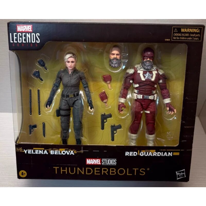 В наличии: Набор фигурок Hasbro Marvel Legends Thunderbolts Елена и Красный Страж, 6-дюймовые коллекционные фигурки, подарок