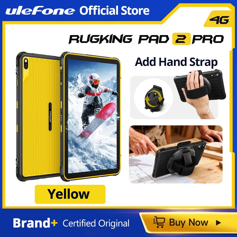 Планшет Ulefone, 10.1", 8/256ГБ, Wi-Fi+4G, Android
