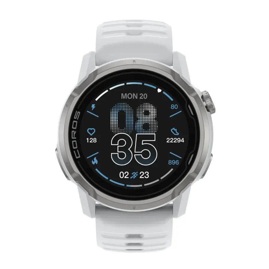 Умные спортивные часы Coros Apex 4, 42 mm White с сапфировым стеклом, динамиком, микрофоном и оффлайн картами — фото 1