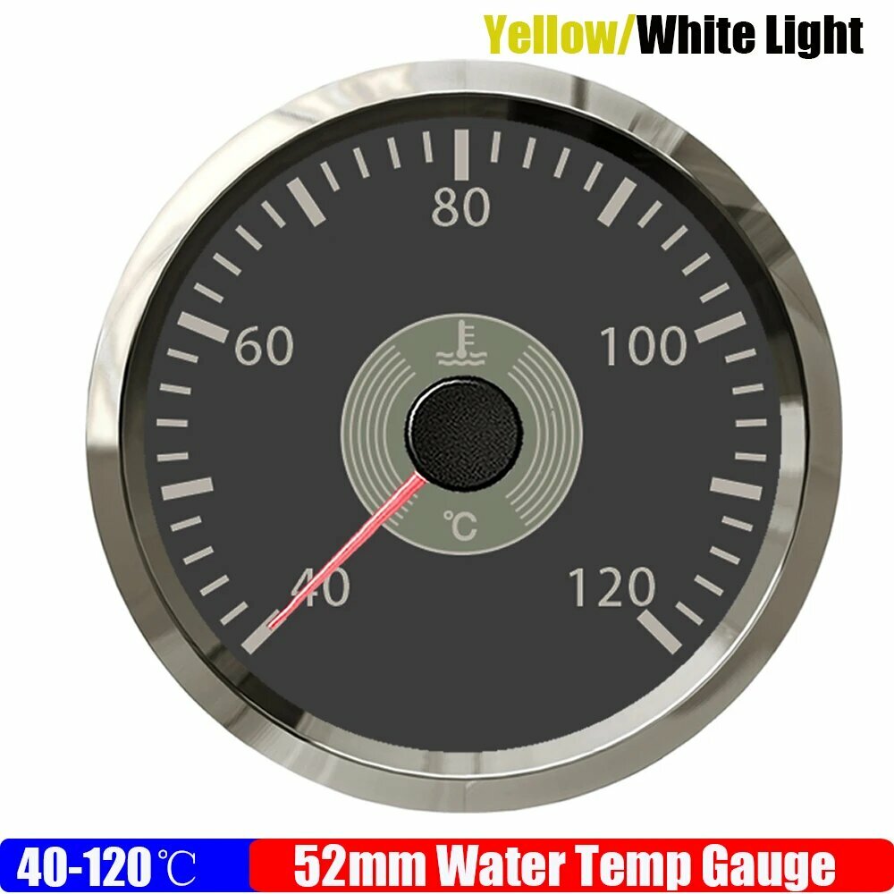 Ретро Винтаж Классический 2 "52 мм Измеритель давления масла Датчик уровня water temp gauge BS