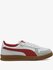 Кроссовки PUMA Indoor White/Red, размер 10.5 US, бежевый/белый