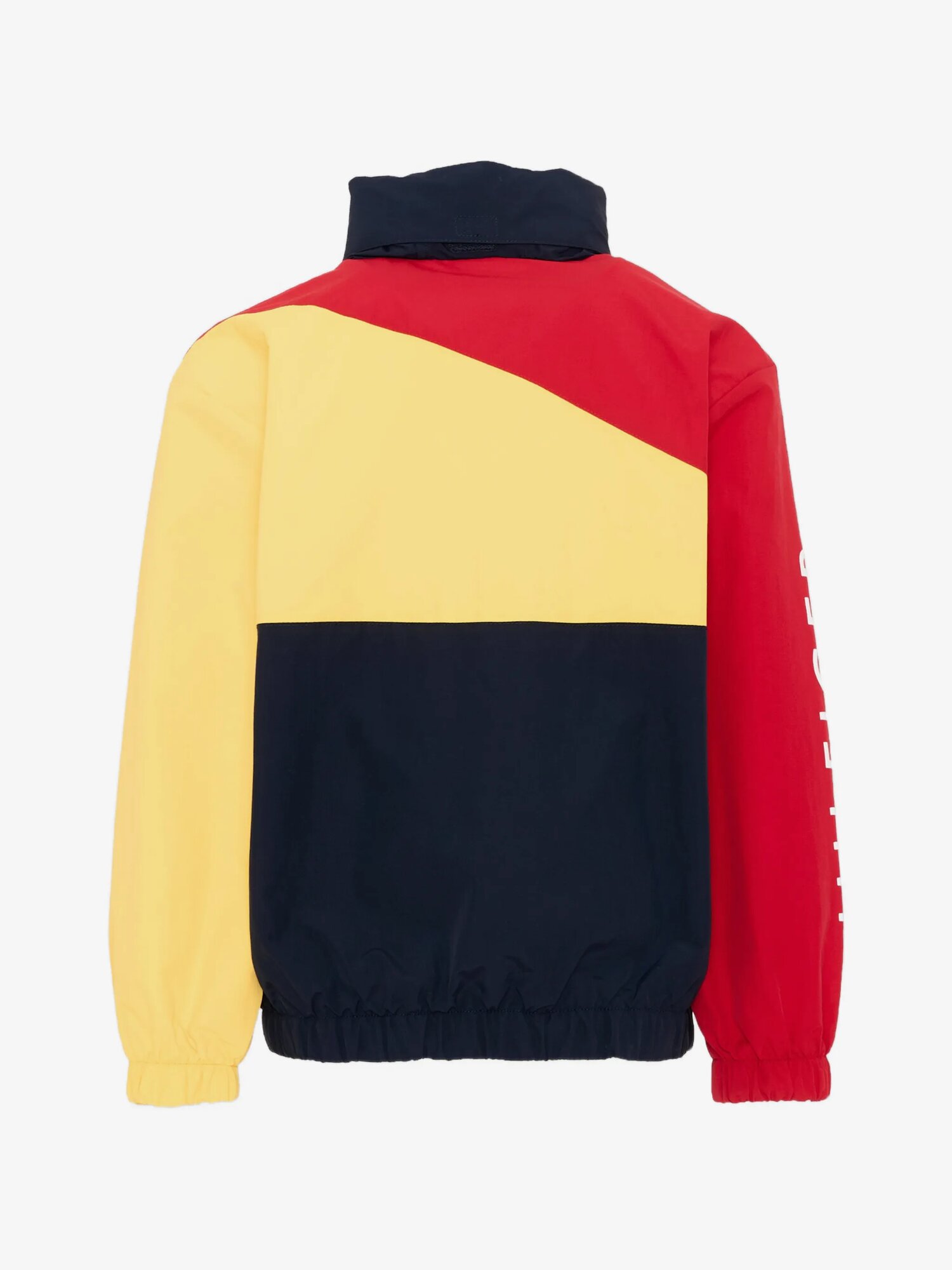 Куртка TOMMY HILFIGER Colour-block logo-patch jacket, размер 152, синий — фото 1