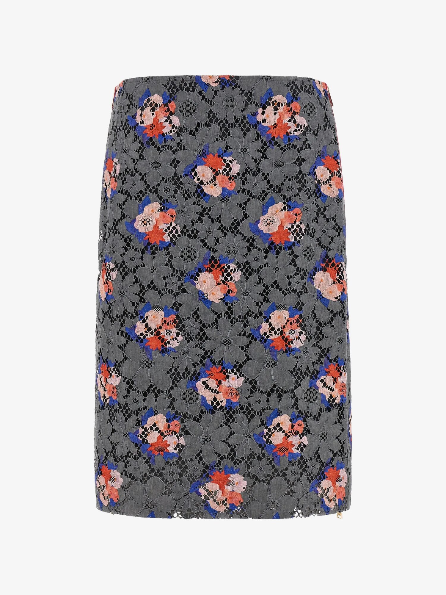 Юбка Lace floral-pattern midi skirt