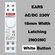 Переключатель EARU 18 мм, 230 В white latching