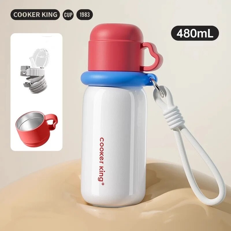 Термос COOKER KING 480 мл из нержавеющей стали для детей XD48A3