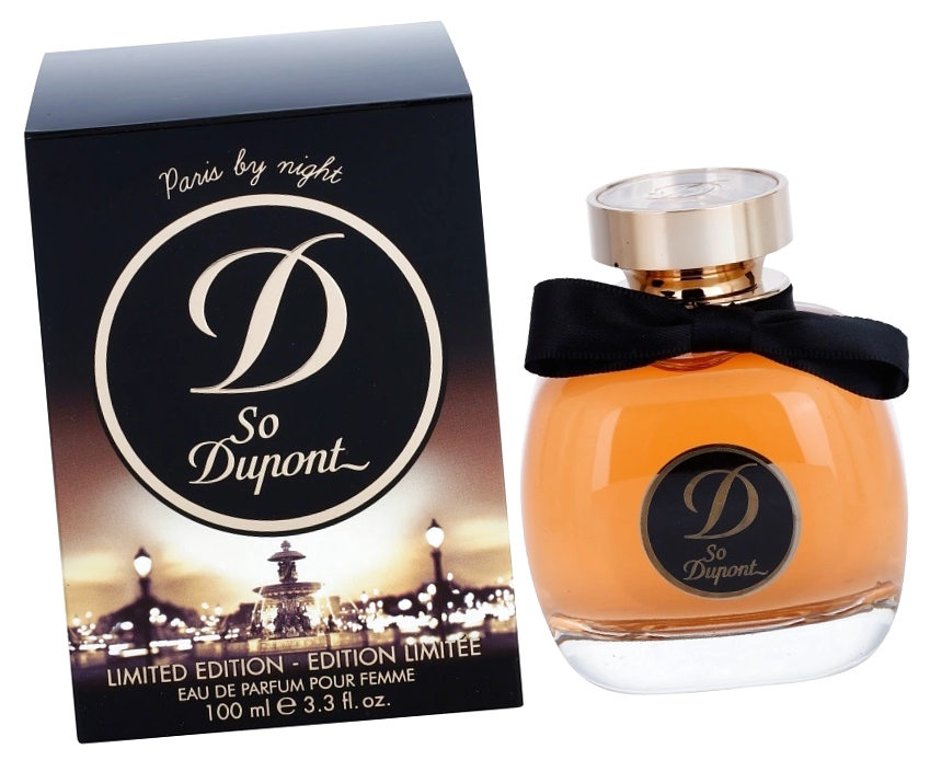 So Dupont Paris By Night 100 мл - женская парфюмерная вода / Соу Дюпон Парис Бай Найт