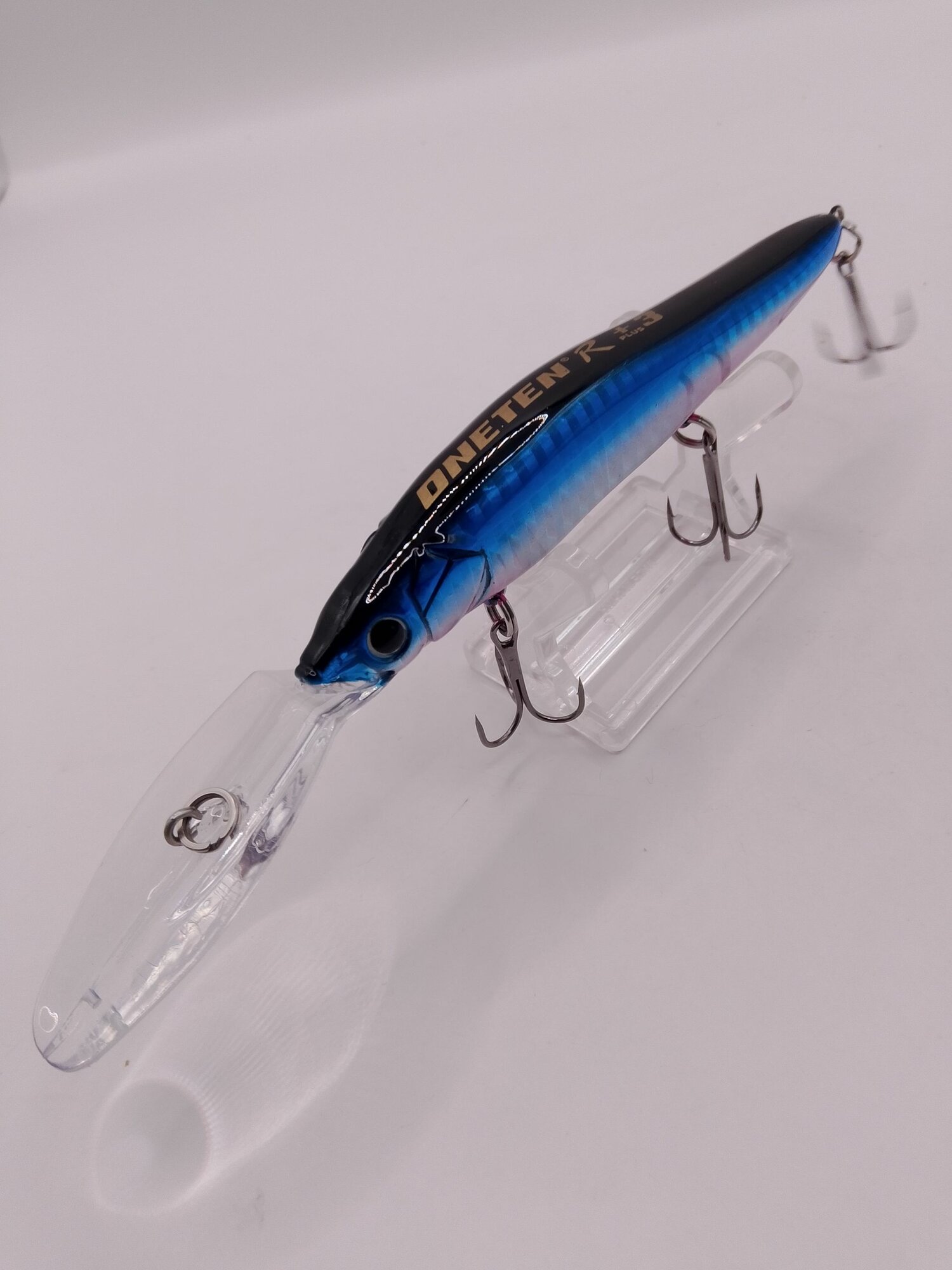 Воблер минноу Megabass Oneten R+3 Hi-Float, 110 мм, 15 гр, заглубление до 4 м, быстро всплывающий воблер для рыбалки