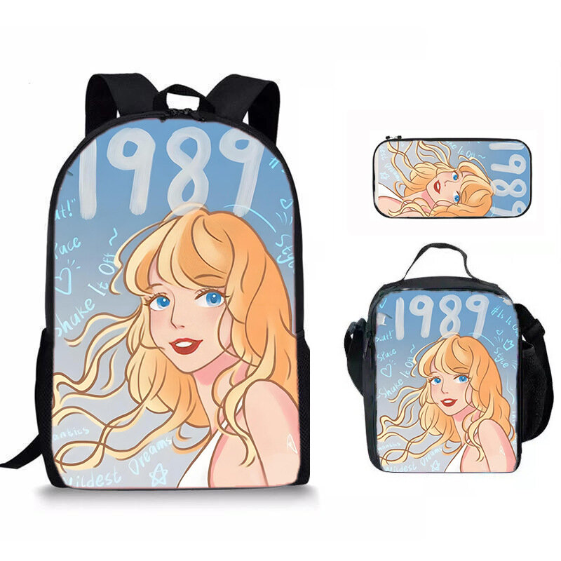 Модный дорожный рюкзак TaylorSwift Taylor Swift Swift, сумка через плечо, набор пеналов, легкая сумка