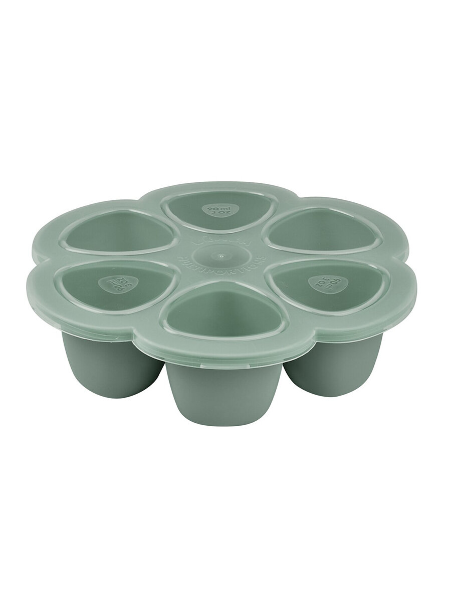 Контейнер Beaba силикон. для заморозки / MULTIPORTIONS 6*90ML зеленый (V. SAUGE) 914000