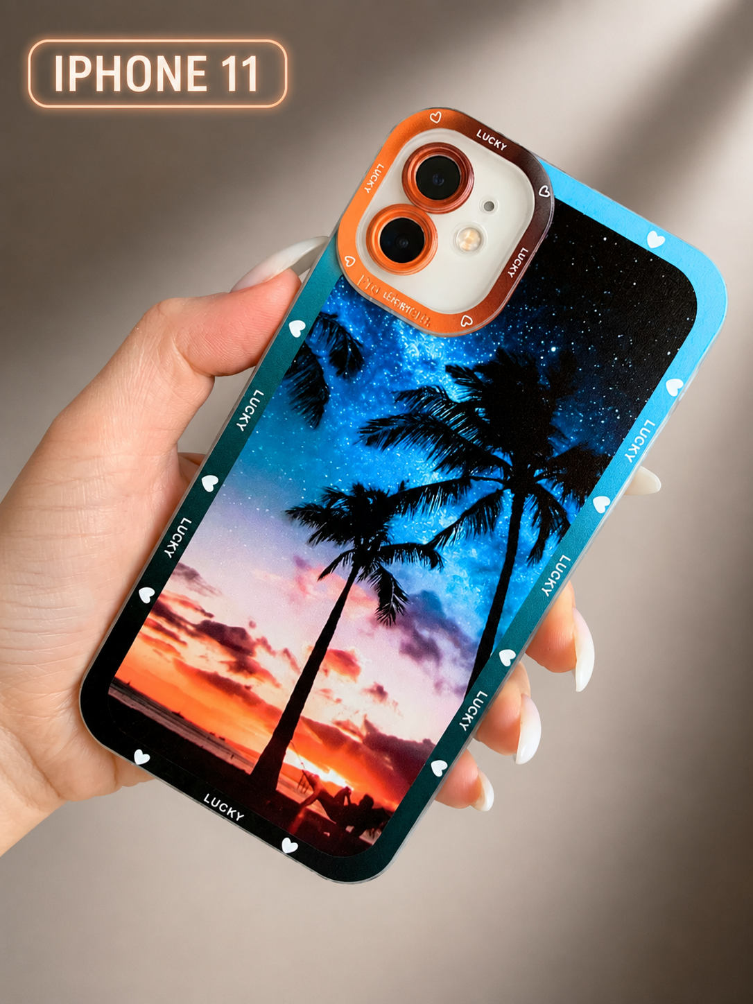 Чехол на iphone 11 с рисунком Пальма