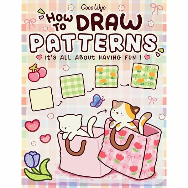 How to Draw Patterns: Easy and Fun Step-by-Step Guide for Unique Creations，Reprinted paperback book