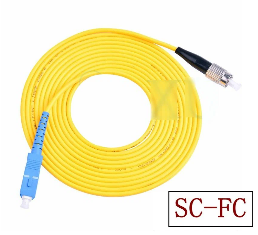 SC-SC LC ST FC-FC волоконно-оптический соединительный кабель SM Simplex одномодовый оптический кабель FTTH для сетевого кабеля