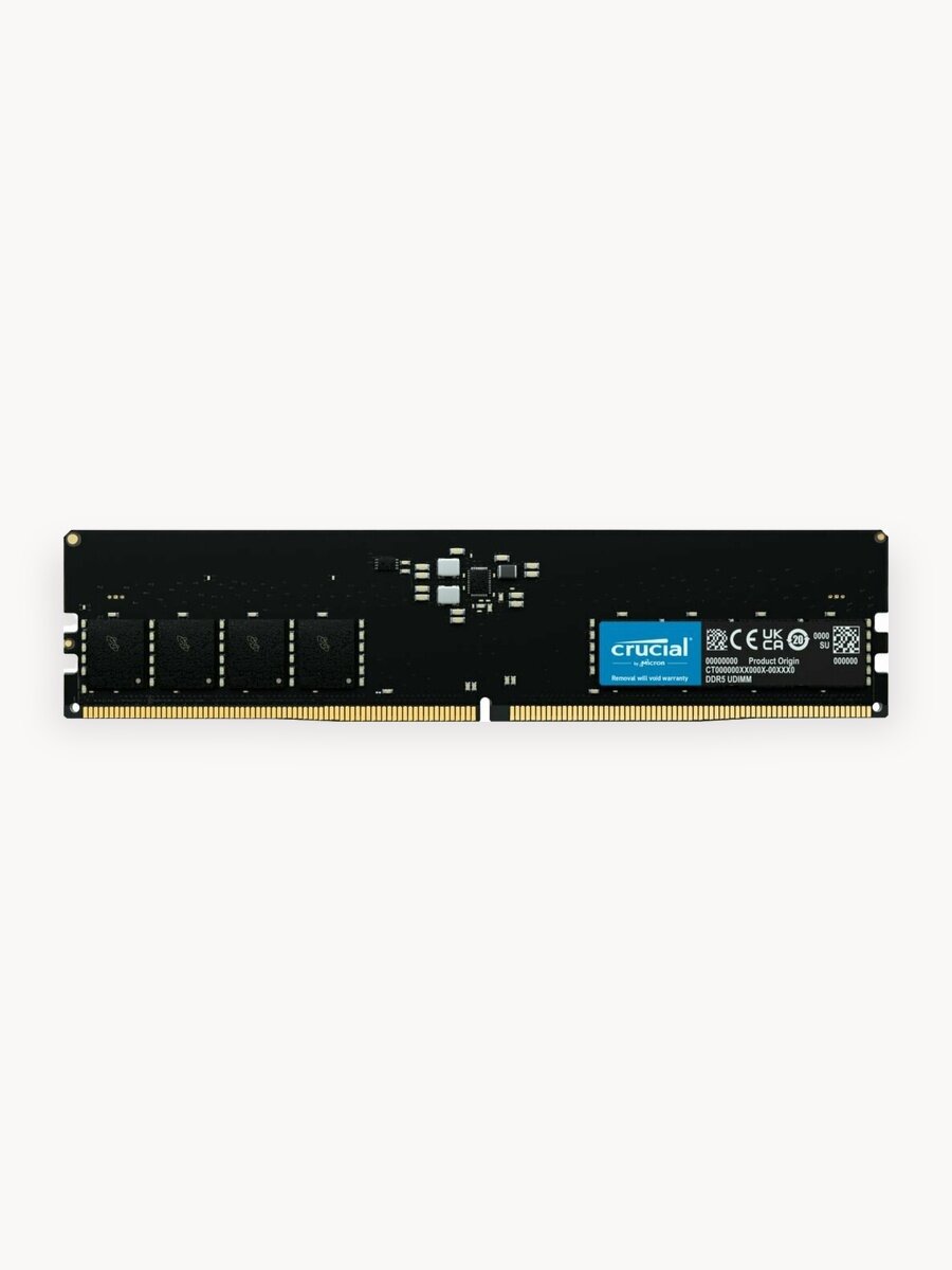 Оперативная память Crucial DDR5 16 ГБ 4800 МГц CT16G48C40U5