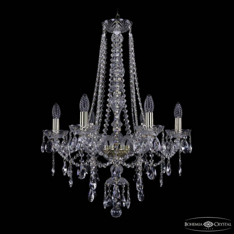 Подвесная люстра Bohemia Ivele Crystal 1415 1415/6/200/h-75 G