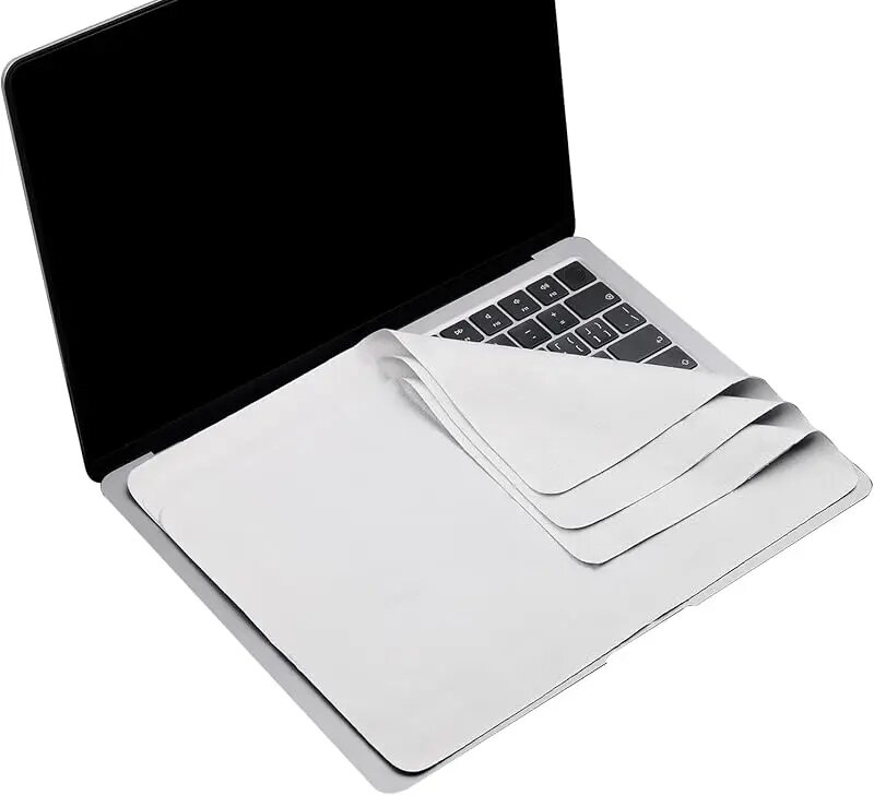 Салфетка Из Микрофибры Для Чистки MacBook Pro/AIR 2018-2025: Защита Клавиатуры И Антибликовое Средство Для Экрана
