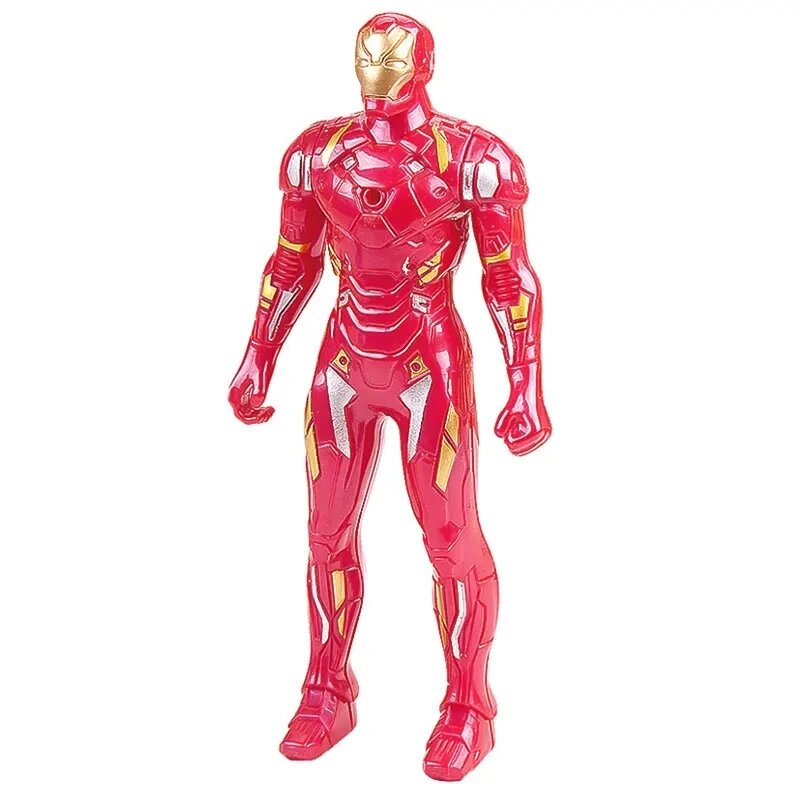 Фигурки Marvel Anime Hot Toys 17 см Человек-паук, Халк, Железный Человек Красный, ZZX Bag Packing