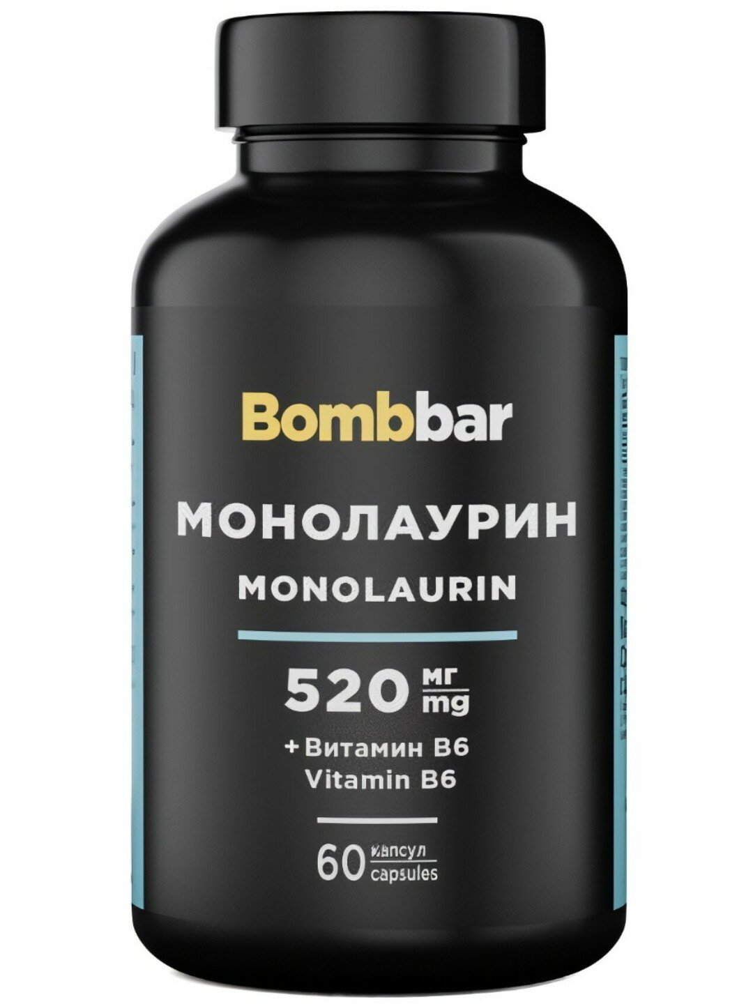 Антиоксиданты BombBar Монолаурин 520 мг 60 капсул