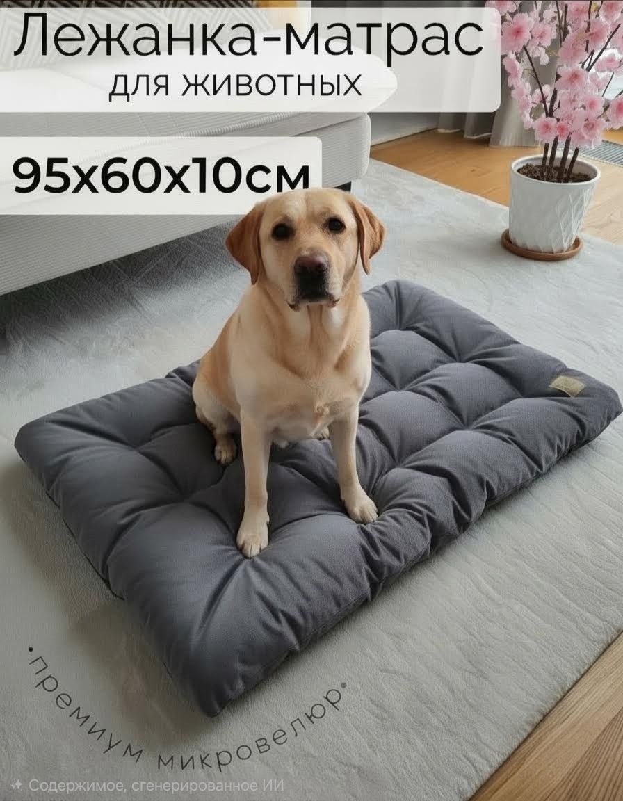 Лежанка для собак крупных и средних пород Dogland 95х60 см