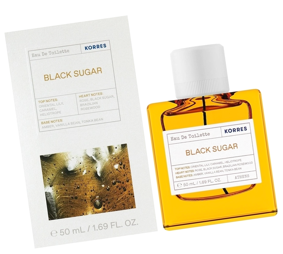 Korres Black Sugar туалетная вода для мужчин и женщин 50 мл - Блэк Шугар Коррес