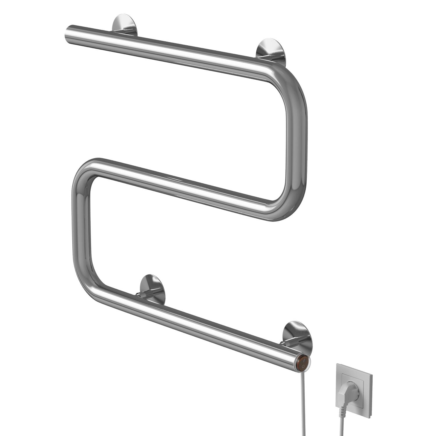 Электрический полотенцесушитель Mixline Simple 40x50 556795 цвет Хром