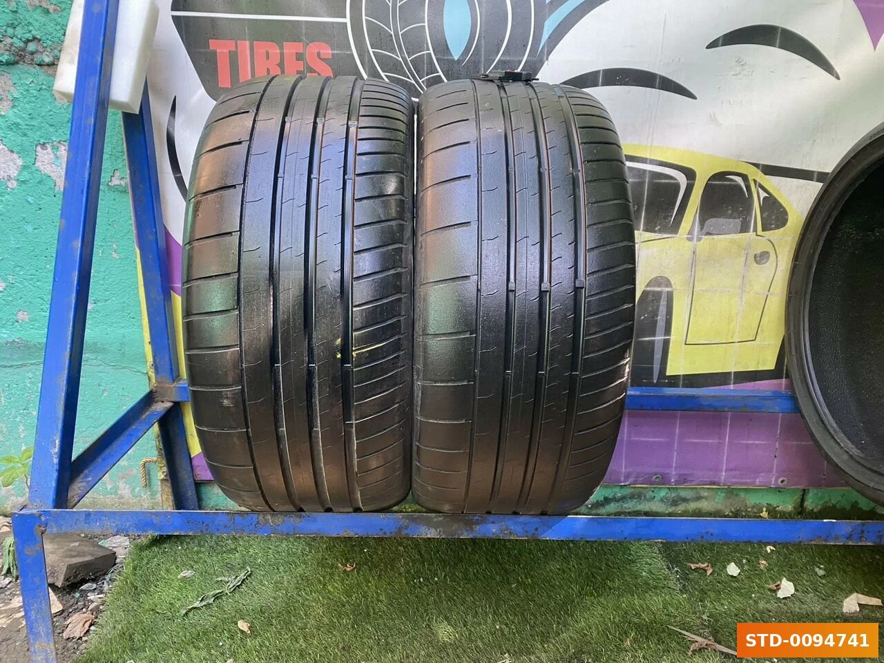 Комплект (2 шт) летних БУ шин Bridgestone Potenza Sport 265/35 R20 25% износ 8279470688