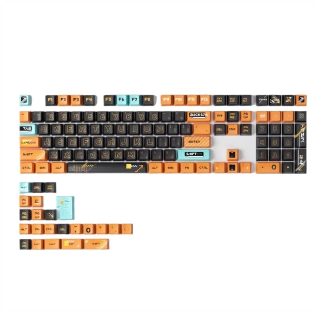 131 колпачок для клавиш из PBT-пластика с профилем Cherry для механической клавиатуры Wooting.