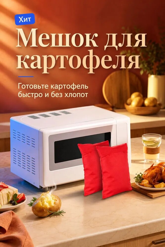 Пакет, мешок для приготовления, 1 шт