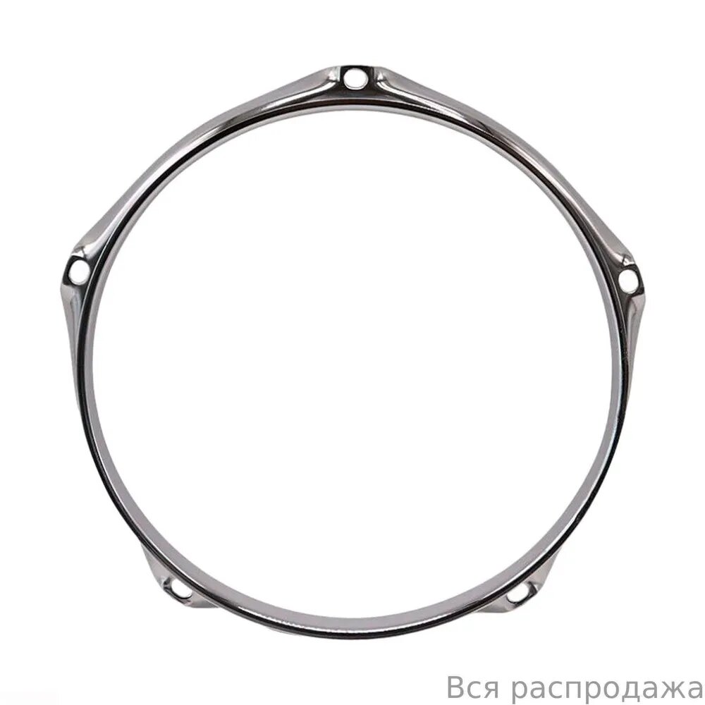Обруч для барабана, 5 отверстий, верхний круг 12 дюймов, для ударных инструментов, прочный, металлический