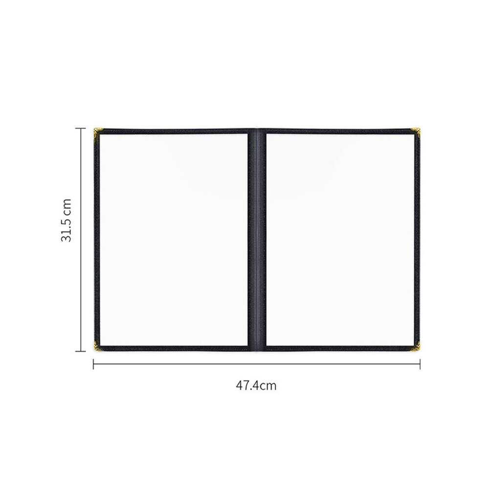 Держатель Меню A4 Прозрачный Изделие 2 Шт Размер 31.5X23.6X0.2Cm