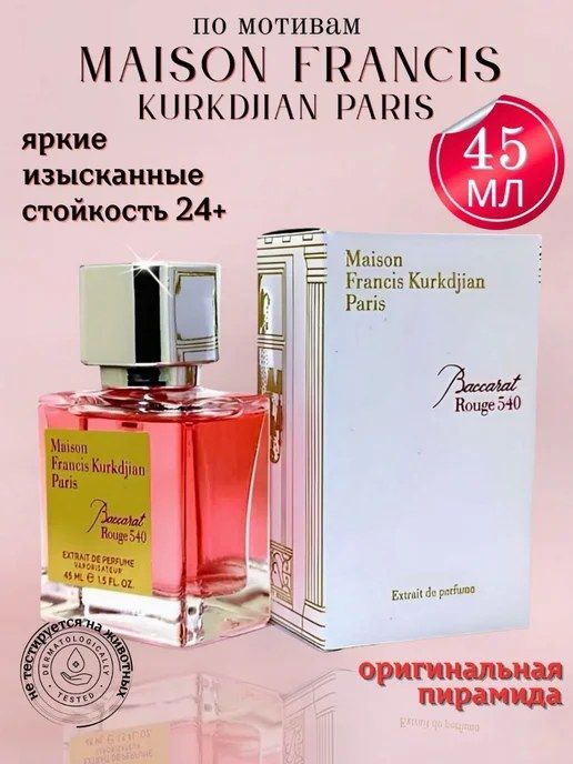 Духи унисекс Baccarat Rouge 45 мл
