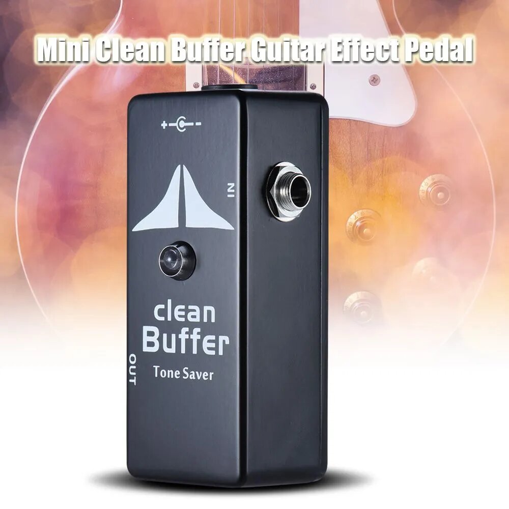 Педаль эффектов Mini Clean Buffer для гитары Tone Saver из цинково-алюминиевого сплава
