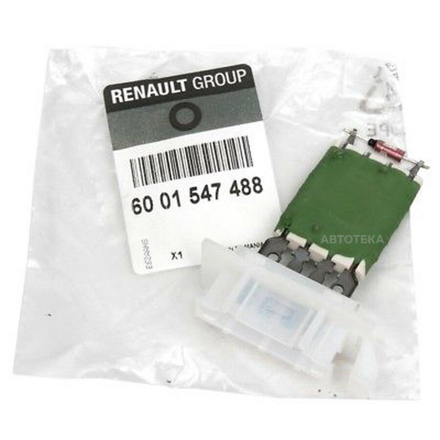 Резистор отопителя RENAULT 6001547488
