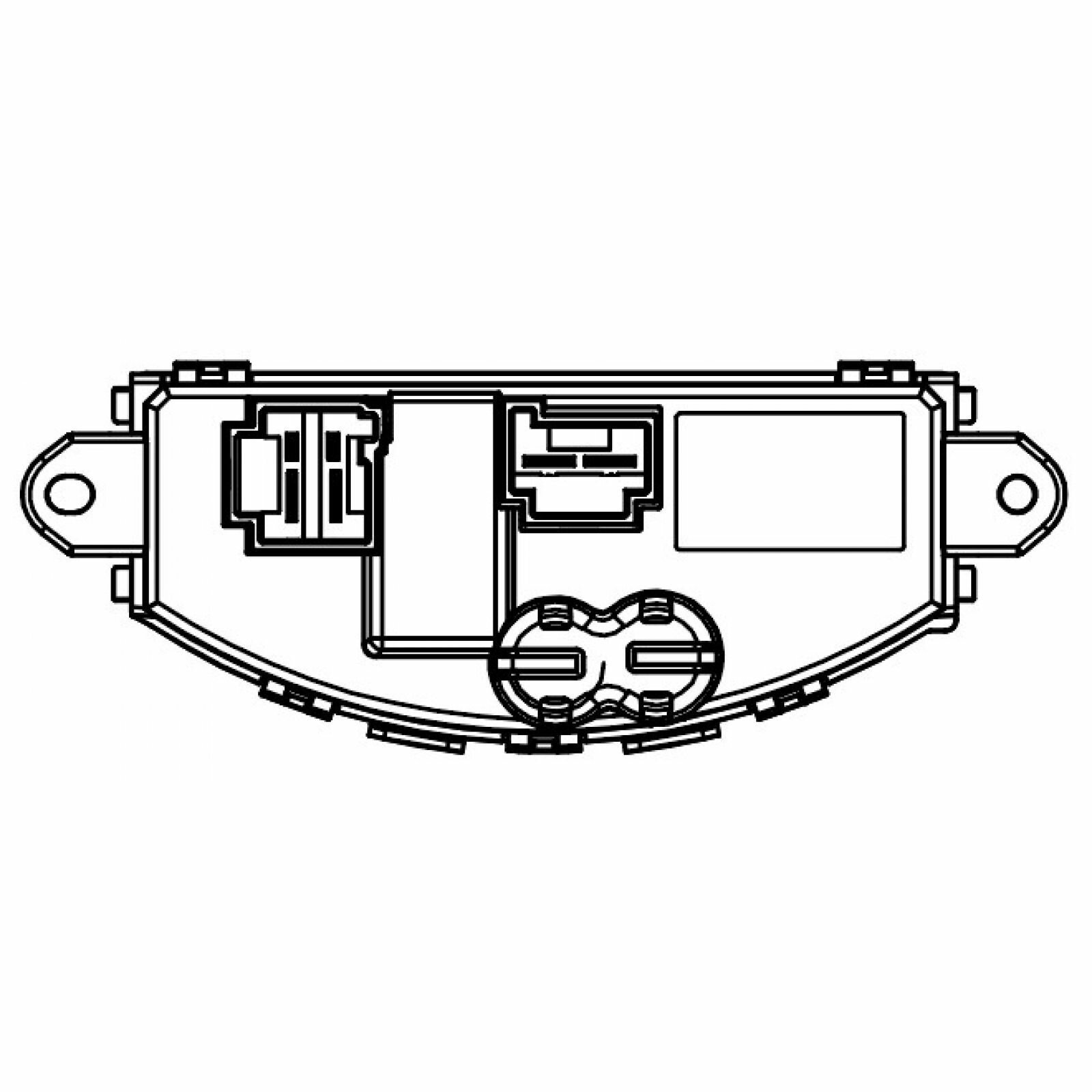 Резистор вентилятора отопителя, для БМВ 1, 3, 4, X5, X6 oem 64119231742, 64119270254 арт LFR2603