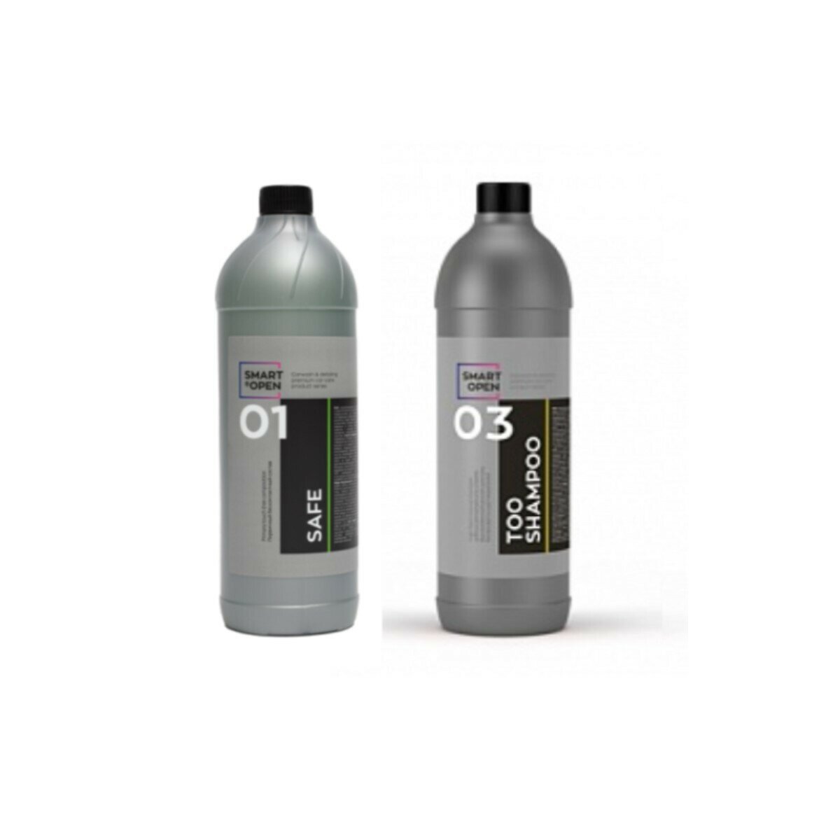 Набор для двухфазной мойки Smart Open 01 SAFE +03 TOO SHAMPOO 1л