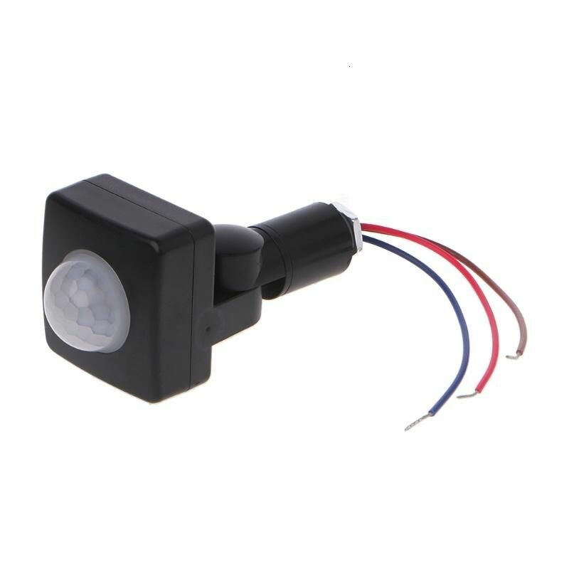 Инфракрасный датчик движения LED 100W, Черный