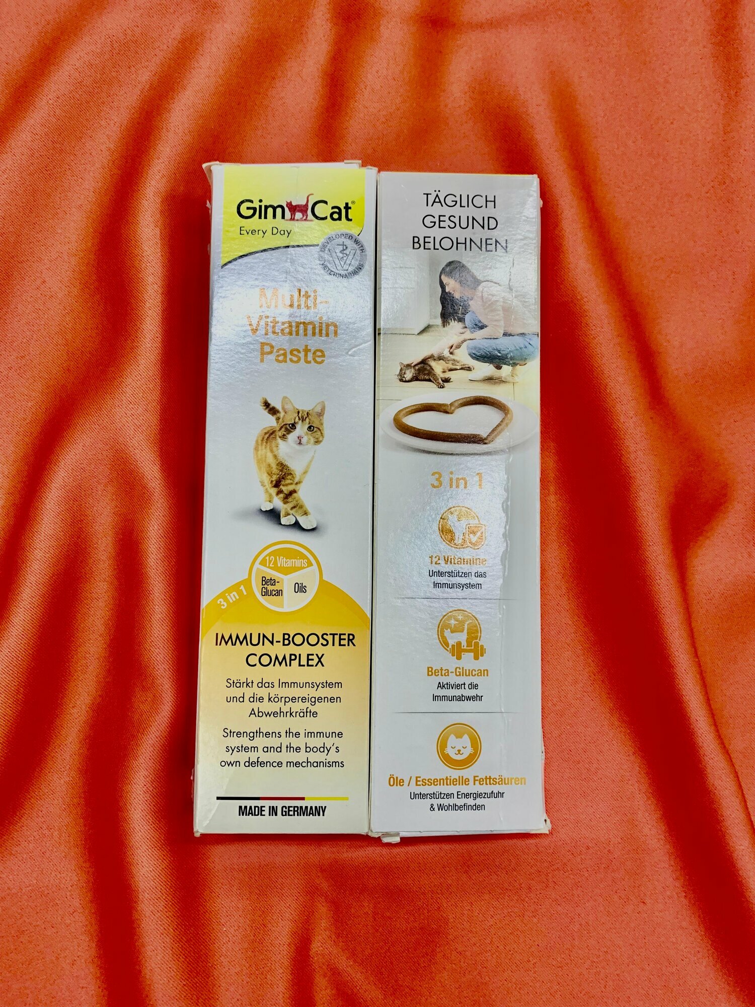 GimCat мультивитаминная паста для кошек , Германия