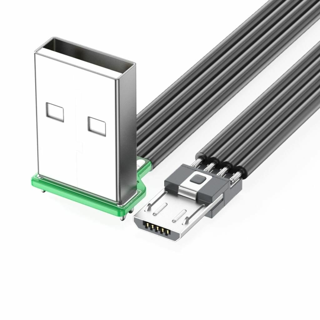 Адаптер питания, Прямой кабель для передачи данных от USB к Micro USB Android-0,5 м-USB up